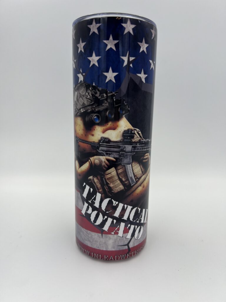 Tactical Potato 20 oz Tumbler - In Lead We Trust